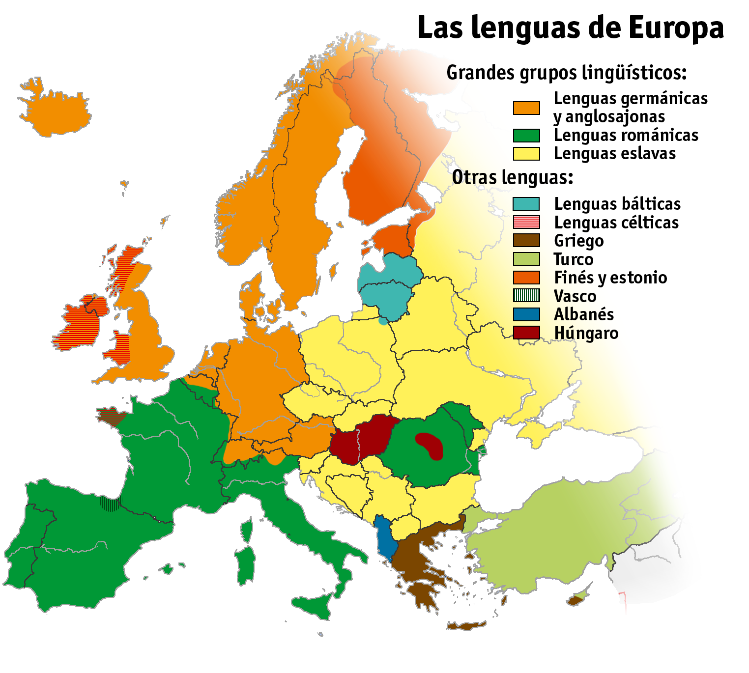 The languages of Europe - Full size | Gifex