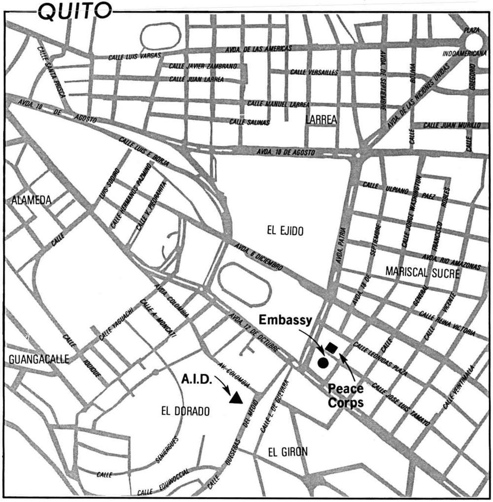 Location Of The Us Embassy In Quito 1986 Full Size Ex