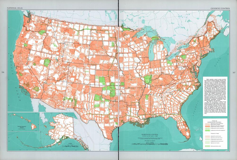 United States Horizontal Geodetic Control Full Size Ex