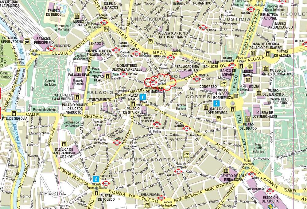 Madrid downtown - Full size | Gifex