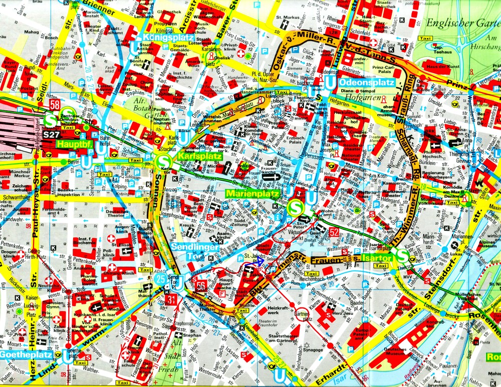 Munich map - Full size | Gifex