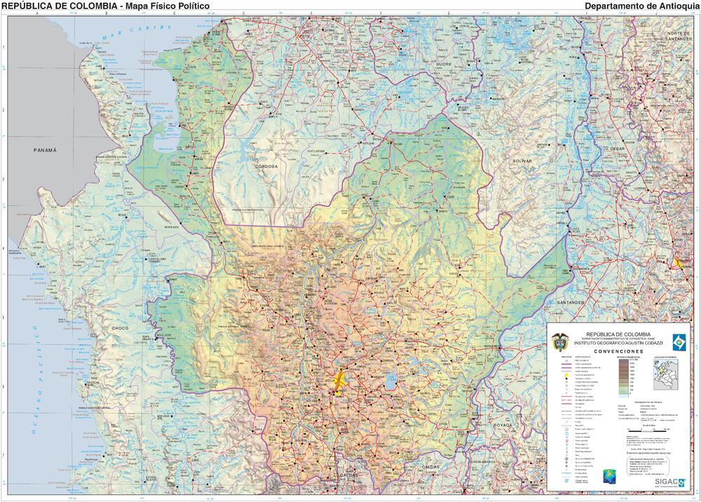 Antioquia map 2003 - Full size | Gifex