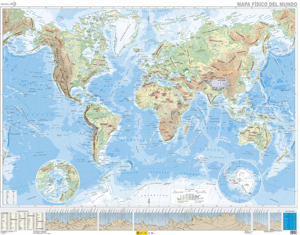World physical map - Full size | Gifex
