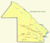 Road map of the Province of Chaco, Argentina | Gifex