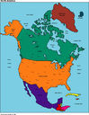 North America Political Outline Map | Gifex