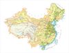Physical map of China | Gifex