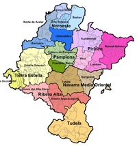 Mapa Político - Navarra | Gifex