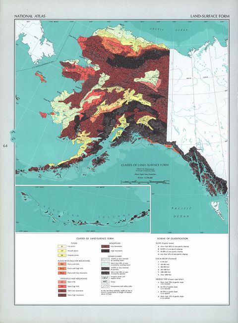 Alaska Land Surface Form | Gifex