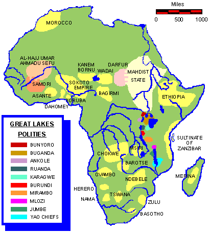 African States on the Eve of Partition 1884 | Gifex