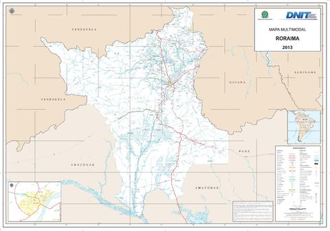 State of Roraima road map | Gifex